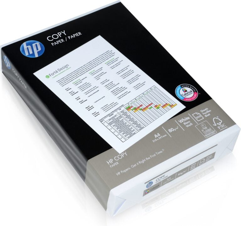 HP Papir A4 Print/Copy 80g 5 x 500 ark - find den bedste pris online =>