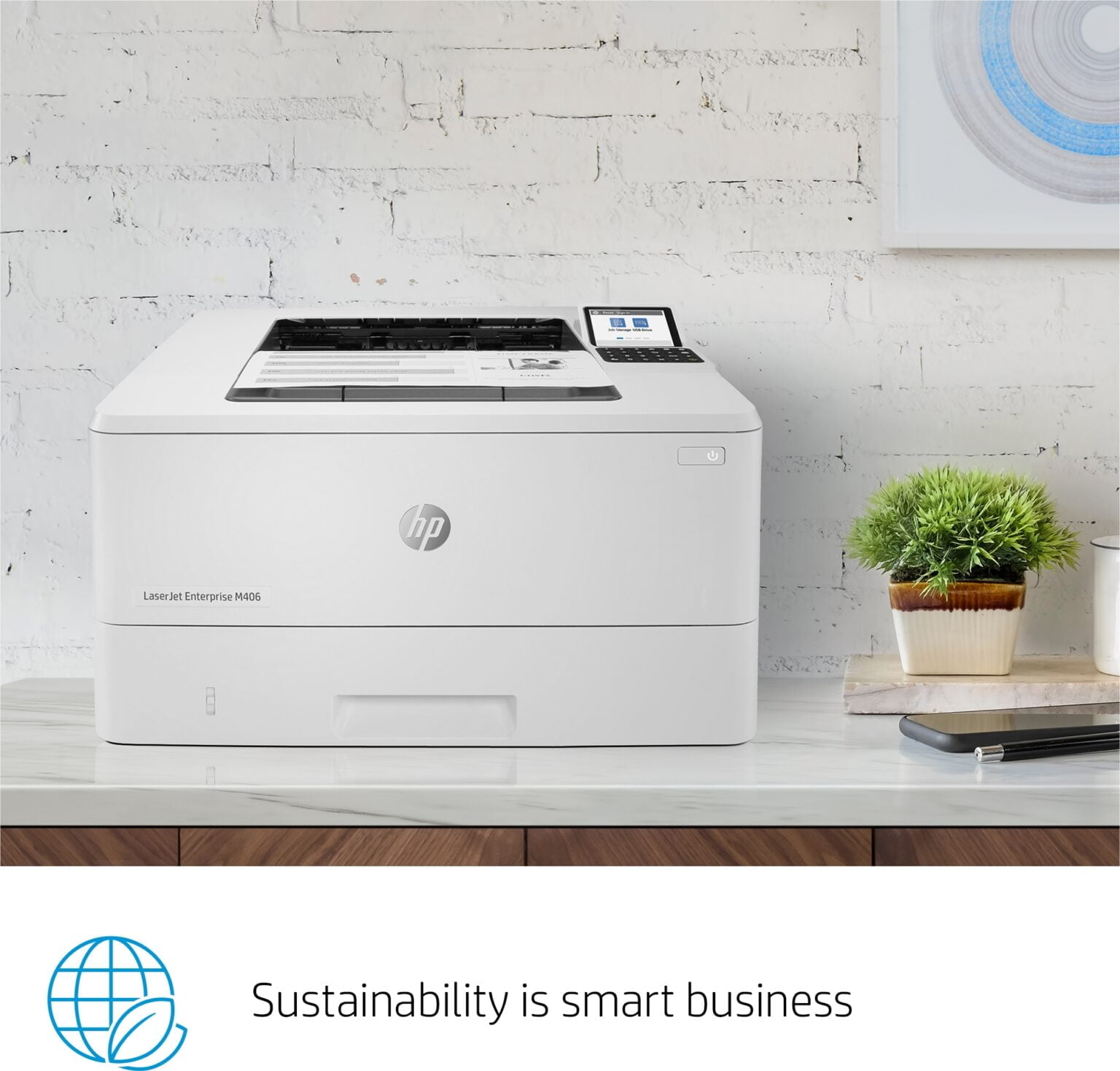 HP LaserJet Enterprise M406dn Laser - find den billigste pris online =>